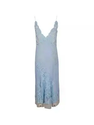 Ermanno Scervino Lace-panelled Slip Dress