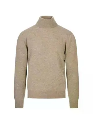 Agnona Turtleneck Long-sleeve Sweater - Neutrals