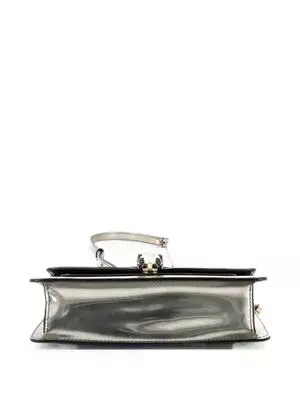 BVLGARI Serpenti Forever Patent Small Shoulder Bag - Metallic