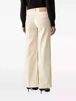 VICOLO Logo-patch Flared Jeans
