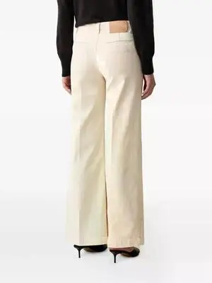 VICOLO Logo-patch Flared Jeans
