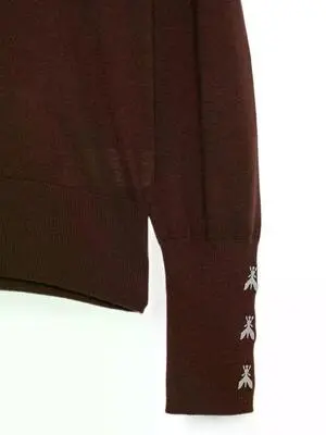 Patrizia Pepe Embellished Turtleneck Knit
