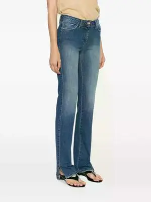 Patrizia Pepe Slit Detail Jeans