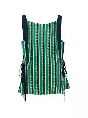 Simkhai Melville Striped Knit Top