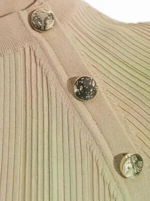 Sportmax Radura Button-detail Ribbed T-shirt
