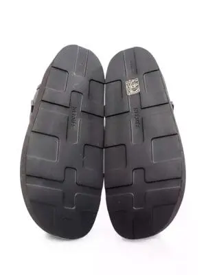 Hermès 2010s Enid Leather Sandals