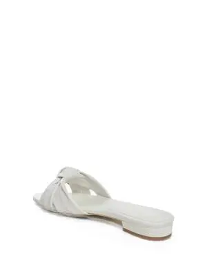 GINISSIMA Sofia Knot-detail Leather Sandals