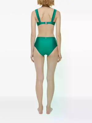 Simkhai Anniston Ruched Bikini Top