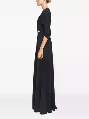 NISSA Crystal-embellished Maxi Dress