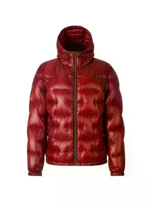 Herno Quilted Hooded Jacket - Red