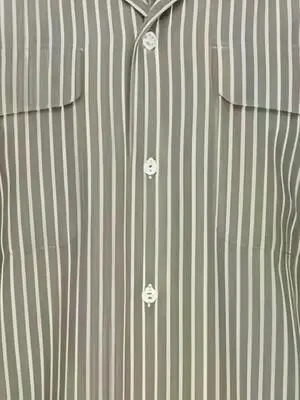 Isaia Striped Short-sleeve Shirt
