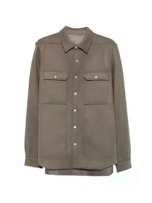 Rick Owens Press-stud Flap-pocket Jacket - Grey