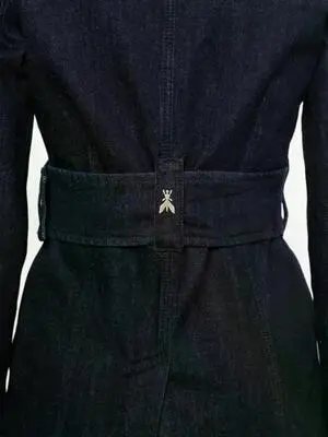 Patrizia Pepe Belted Denim Blazer