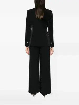 Patrizia Pepe Double-breasted Crepe Blazer