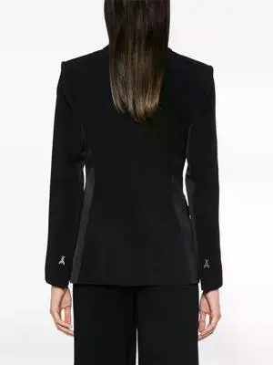 Patrizia Pepe Double-breasted Crepe Blazer