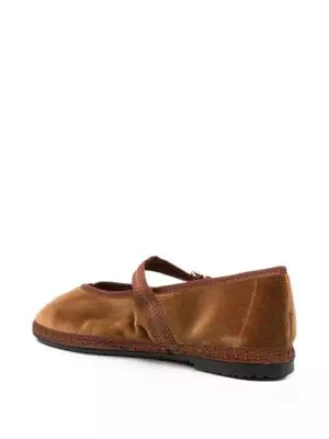FLABELUS Pierre Velvet Ballet Flats