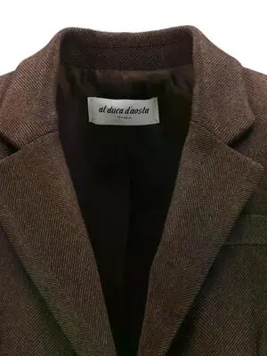 AL DUCA D’AOSTA 1902 Herringbone-pattern Single-breasted Coat