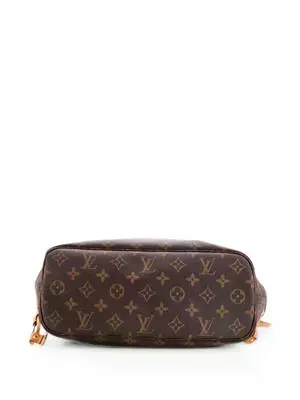 LOUIS VUITTON Neverfull Nm Monogram Canvas Pm Tote Bag - Brown