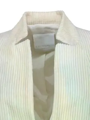 ALBERTO ZAMBELLI Single-breasted Corduroy Blazer