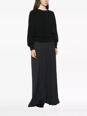 LISA YANG Cambrie Cut-out Raglan-sleeve Sweater