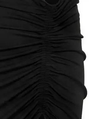 Patrizia Pepe Ruched Asymmetric Skirt