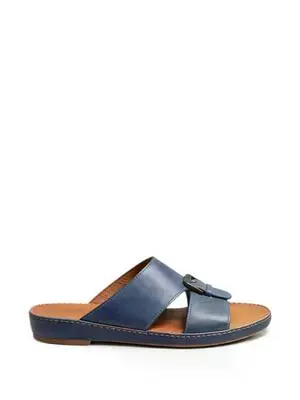 DOUCAL'S Buckle-fastening Leather Sandals - Blue
