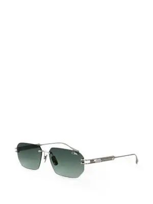 Cazal Rimless Square-frame Sunglasses - Silver