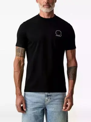 Karl Lagerfeld Logo-patch Crew-neck T-shirt