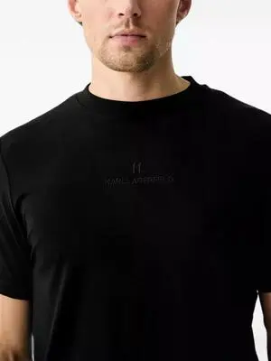 Karl Lagerfeld Logo-embroidered T-shirt