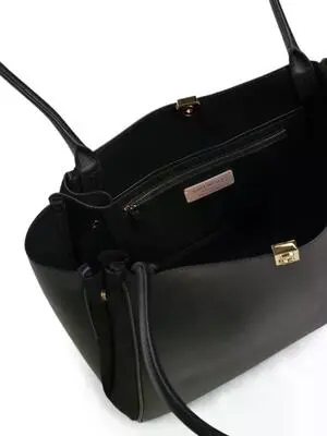 COCCINELLE Suede-panel Leather Shoulder Bag