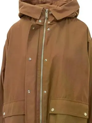 OOF WEAR Hooded Waxed-cotton Parka