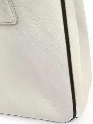 Prada 2016 Galleria Saffiano Leather Mid Tote Bag - Neutrals
