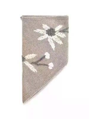 P.a.r.o.s.h Wallaby Floral-knit Scarf