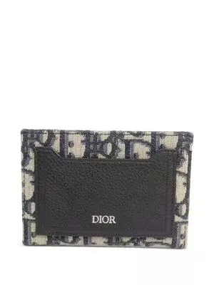 Dior Oblique Card Holder - Blue
