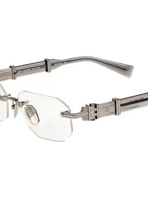 Balmain Arcade Rimless Geometric-frame Glasses