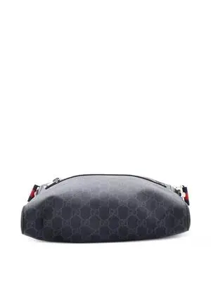 Gucci Gg Coated Canvas Messenger Bag