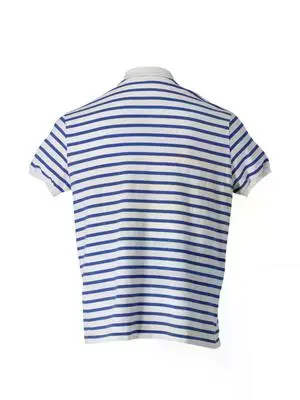 Saint Laurent Striped Polo Cotton T-shirt