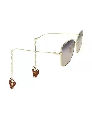 Gucci Logo-engraved Sunglasses