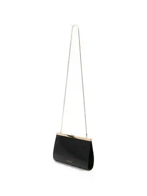 Alberta Ferretti Logo-engraved Clutch Bag