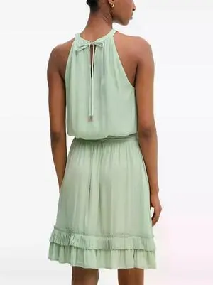 MORGAN Ruffled Halterneck Mini Dress