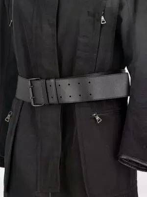 Prada Belted Hooded Coat