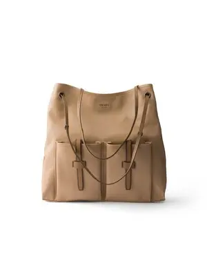 Prada Extra Large Leather Tote Bag