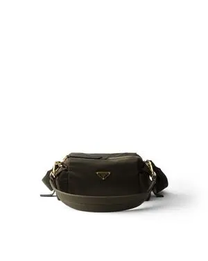 Prada Explore Small Re-nylon And Leather Shoulder Bag - Forest