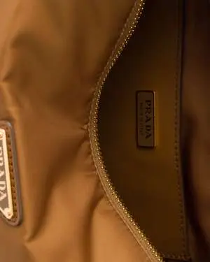 Prada Explore Small Re-nylon And Leather Shoulder Bag