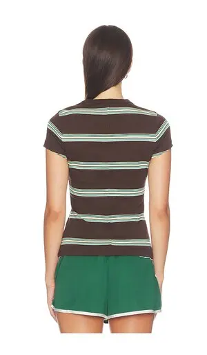 Madewell Stripe Crewneck 90s Tee In . Also