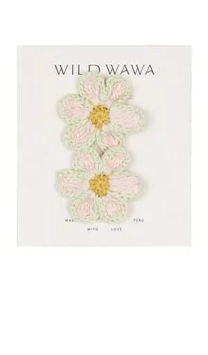WILD WAWA Crochet Clip Set - Multi