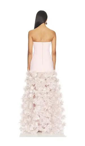 BRONX BANCO Harper Strapless Gown In . Also