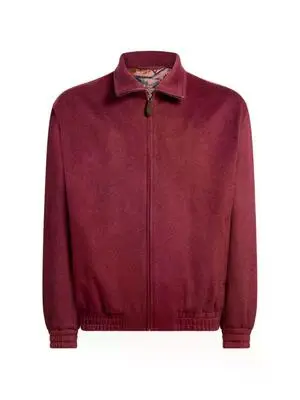 Etro Zip-up Stand-up Collar Jacket - Red