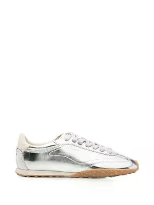 HOFF Bridge Fl Metallic-leather Sneakers - Silver