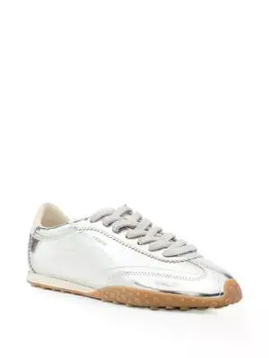 HOFF Bridge Fl Metallic-leather Sneakers - Silver